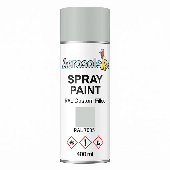 RAL 7035- 400ml Aerosol Spray Paint Any Finish - Tameside Paints ...